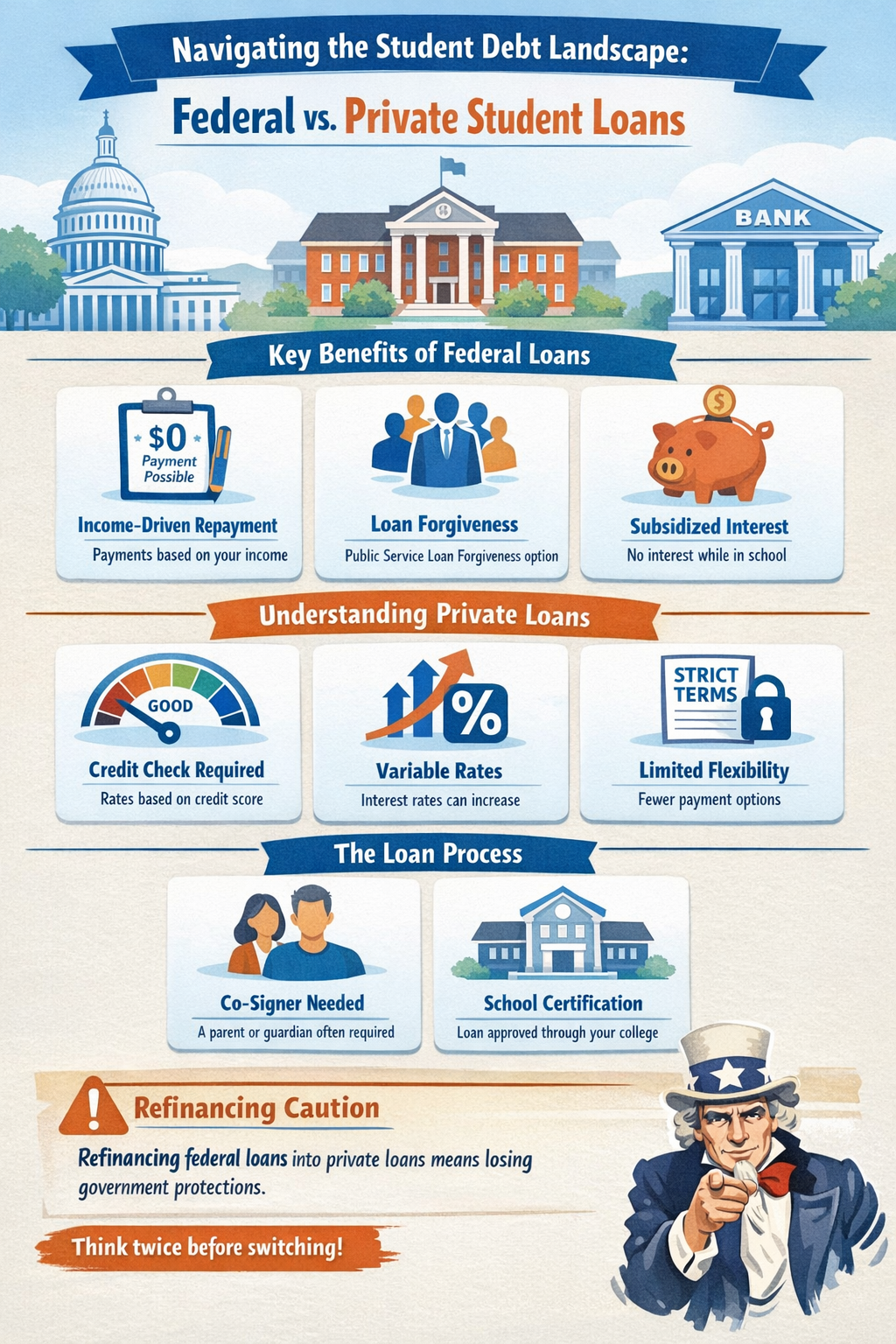 Federal Vs Private Student Loans: A Complete Financing Guide - AxcessRent